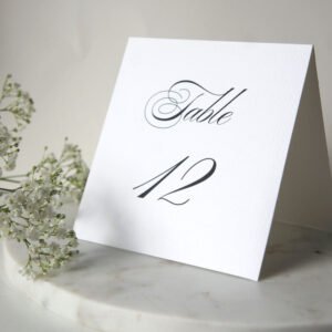 Genevieve Folded Table Numbers • Fig & Splice